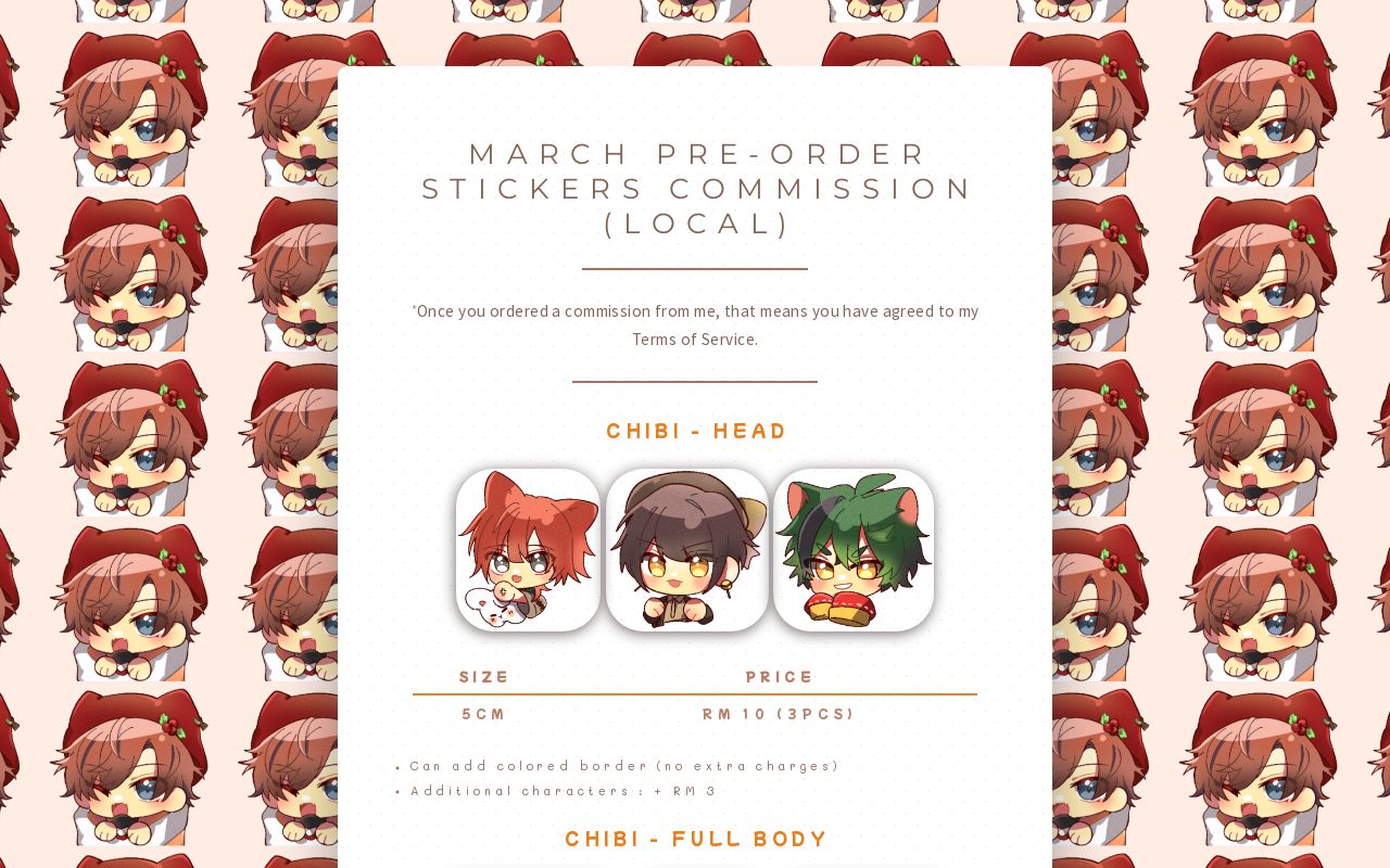 Meliaa's Sticker Commission